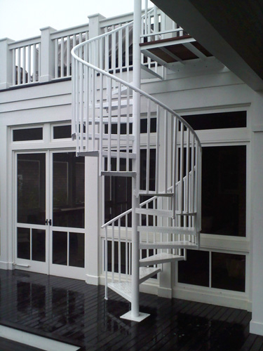 Spiral Stair Gutters