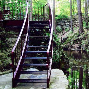 Curved Staircases & Steel Stringer Stairs in NYC - CT | Acadia Stairs