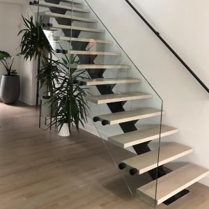 Custom Design Side Stringer Staircases | Acadia Stairs