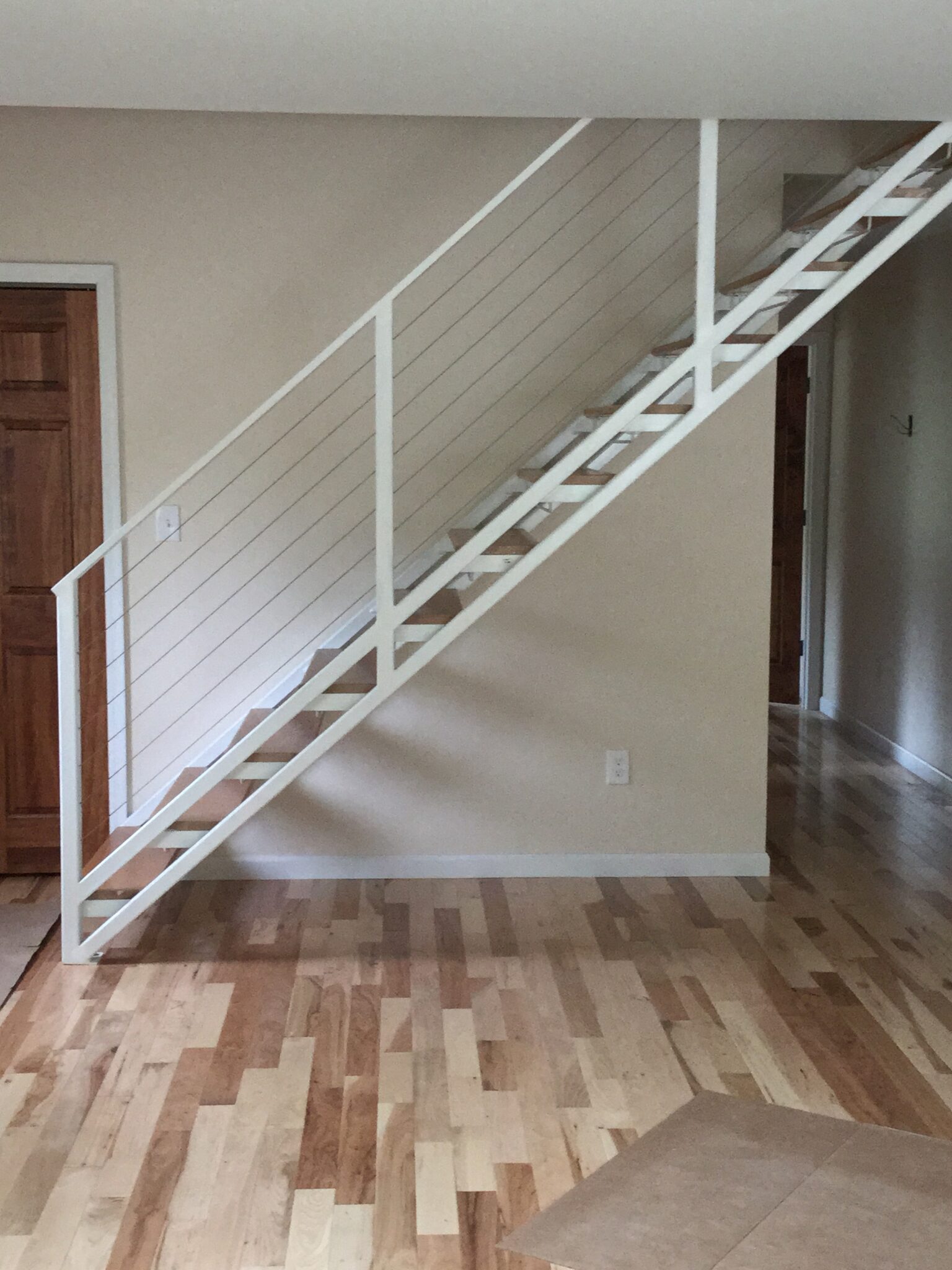 Metal Floating Stairs & Straight Stair Photo Gallery | Acadia Stairs